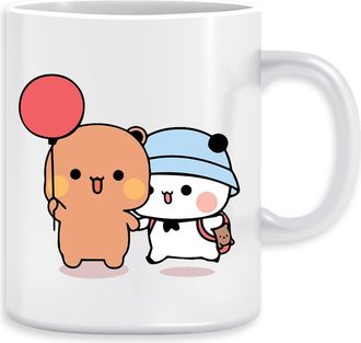 Vendax Bär Und Panda Bubu Dudu Ballon Kaffeebecher Becher Tassen Ceramic Mug Cup