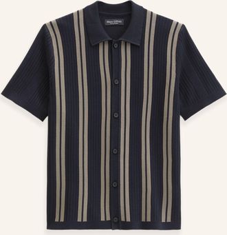 Marc O'Polo Marc Opolo Strick-Shirt blau