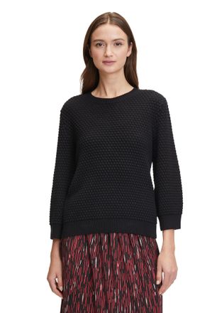 Betty & Co Damen 5008/3083 Pullover, Black, 42
