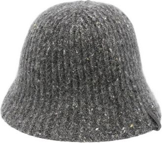 Brunello Cucinelli Brunello Cucinelli Caps & M&uuml;tzen - Hats Grey - Gr. L - in Grau - f&uuml;r Damen