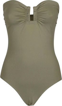 Eres Eres, Femme, Maillots de bain, Vert, Taille: 40 FR Cassiopee Bustier One-piece