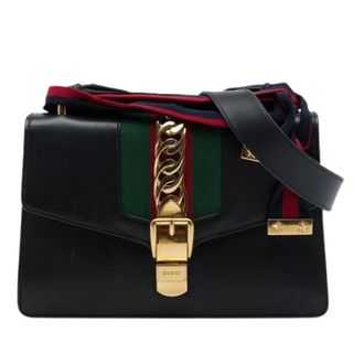 Gucci Pre-owned Sylvie Schultertasche - - Pre-owned - Damen - Schwarzk - ONE SIZE