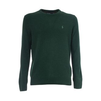 Polo Ralph Lauren Regular Fit Woll-Rundhalspullover - - Knitwear - Herren - Gr&uuml;n - XL
