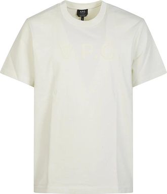 A.P.C. A.p.c., Homme, Tops, Blanc, Taille: M Standard Grand VPC Gots T-Shirt