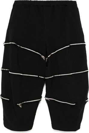 Comme Des Garçons Hose mit abnehmbaren Einsätzen - Schwarz