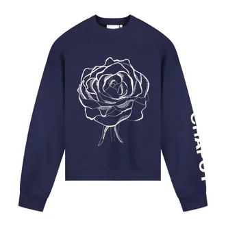 Fab By Fabienne Chapot Fabienne Chapot, Femme, Sweatshirts et sweats &agrave; capuche, Bleu, Taille: 38 FR Luna Flower Sweater