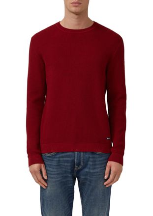 s.Oliver Strukturmix-Pullover aus Reiner Baumwolle