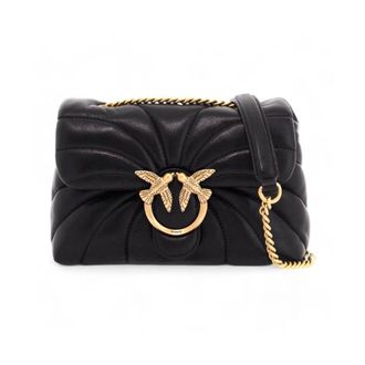 Pinko Pinko, Femme, Sacs, Noir, Taille: ONE Size Puff Mini Butterfly Bag