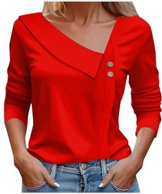 Generic tunique femme, chemisier rouge femme, t shirt paillettes femme, caraco papillon &agrave; sequins, t-shirts &agrave; manches courtes femme, chemise jean femme, chemi