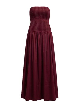 Aje Robe Au Genou - Rouge Brun