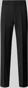 HUGO BOSS Regular Fit Business-Hose aus Wolle mit Bundfalte