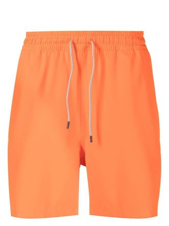 Polo Ralph Lauren short de bain &agrave; lien de resserrage - Orange