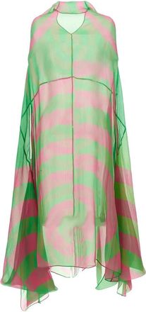 Dries Van Noten Femme, Blouses et Chemises, Multicolore, Taille: 38 FR Ducy Midi Dress