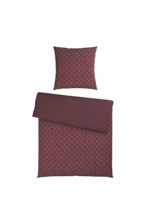 Dieter Knoll Collection Wendebettw&auml;sche Snako, Kirschrot, Textil, Abstraktes, 135x200 cm, Textiles Vertrauen - Oeko-Tex, atmungsaktiv, schadstoffgepr&uuml;ft, Schlaftextilien, Bet