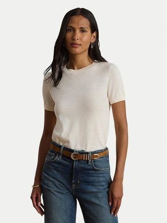 Lauren Ralph Lauren T-Shirt 200P14055500 Creme Regular Fit