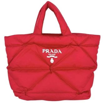 Prada Pre-owned Vintage Nylon Tote Bag - - Pre-owned - Damen - Rot - ONE SIZE