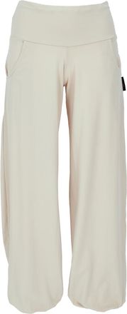 Guru Shop Yogahose aus Bio-Baumwolle, Pluderhose - Sand, Damen, Size:XL