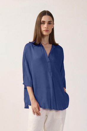 Neu Nomads Damen vegan Bluse Jasmine Bluejay
