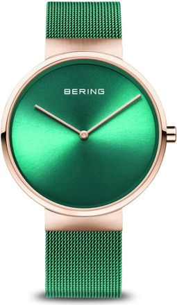 Bering Bering unisex Armbanduhr Classic Armband Milanaise 14539-868 - - Accessories - unisex - Gr&uuml;n - ONE SIZE