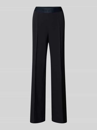 Cambio Wide Leg Schlupfhose mit fixierten B&uuml;gelfalten