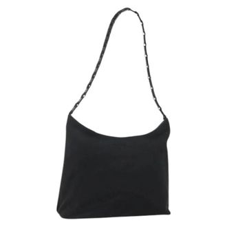 Ferragamo Pre-owned Canvas Schultertasche - - Pre-owned - Damen - Schwarzk - ONE SIZE
