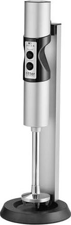 Ritter Decken stilo 7 Plus kabelloser Stabmixer, Pürierstab mit Akku aus Vollmetall, Made in Germany, Silber