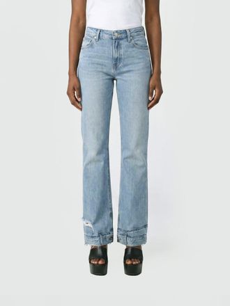Haikure Jean &eacute;vas&eacute; taille haute Flora en denim de coton &agrave; cinq poches