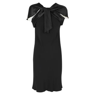 Alberta Ferretti Femme, Robes, Noir, Taille: 38 FR Robe Enver en Satin