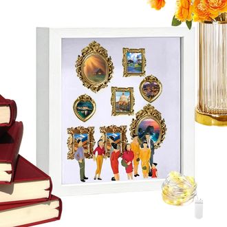 Generico Bilderrahmen, Schattenmuseum, Schattenmuseum, mit Rahmen, f&uuml;r Einweihungsfeier, Hochzeit, Abschlussfeier, Ruhestand, Reisen, Geburtstag, Urlaub