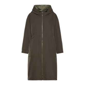 Max Mara Langer Wendeparkaparka - - Coats - Damen - Gr&uuml;n - 4XS