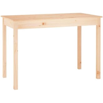 vidaXL Vidaxl - Table &agrave; manger 110x55x75 cm Bois massif de pin