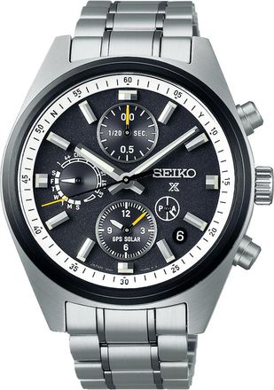 Seiko Prospex Speedtimer Solar GPS Chronograph Dual Time Herrenuhr SSH167J1