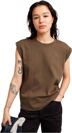 G-Star G-Star RAW Womens Constructed Loose T-Shirt, Braun (Morel D25032-C812-G686), Large
