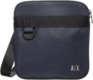 A|X Armani Exchange Pantelleria, Tape, Petit Logo, Plat Homme, Bleu Marine, Einheitsgröße