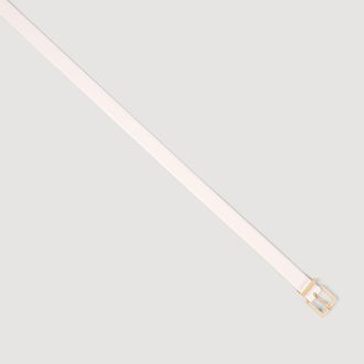 Sandro Ceinture en cuir lisse boucle m&eacute;tal