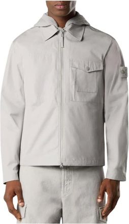 Stone Island Homme, Vestes, Beige, Taille: L Cotton Ghost Overshirt