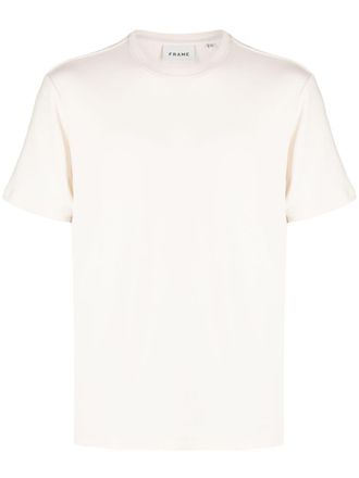Frame Denim t-shirt en coton à col rond - Tons neutres