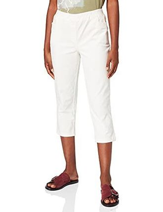 Damart Pantacourt enfilable Pantalon, Blanc (Blanc 01010), W38 (Taille Fabricant:48) Femme