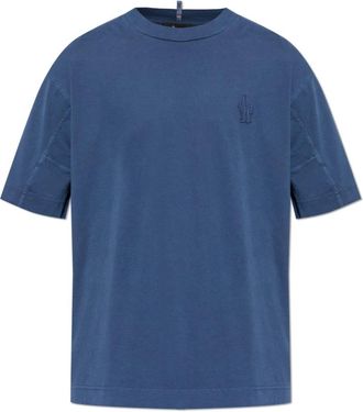 Moncler Homme, Tops, Bleu, Taille: S T-Chemises