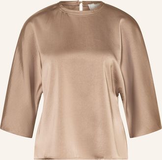 Neo Noir Neo Noir Blusenshirt Liora Aus Satin Mit 3/4-Arm beige