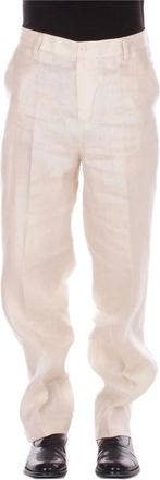 John Richmond Homme, Pantalons, Beige, Taille: XS Straight Pantalons