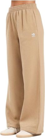 adidas Femme, Pantalons, Brun, Taille: 44 FR Pantalon Large en Molleton D&eacute;contract&eacute;