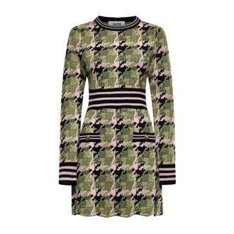 Silvian Heach Jacquardkleid - - Dresses - Damen - Gr&uuml;n - 2XL