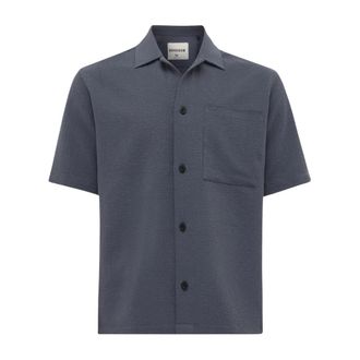 Genti Sunset Monogram Relaxed Fit Shirt - - Shirts - Herren - Grau - M