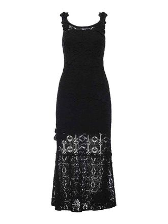 Pinko Robe Au Genou - Noir
