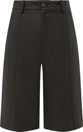 STUDIO NICHOLSON Homme, Shorts, Noir, Taille: S Pant Knee Leng Short