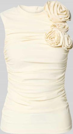 Vero Moda Slim Fit Bluse mit floralem Besatz Modell Orchida