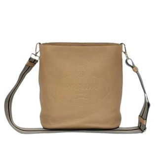 Prada Pre-owned Vitello Phenix Schultertasche - - Pre-owned - Damen - Beige - ONE SIZE