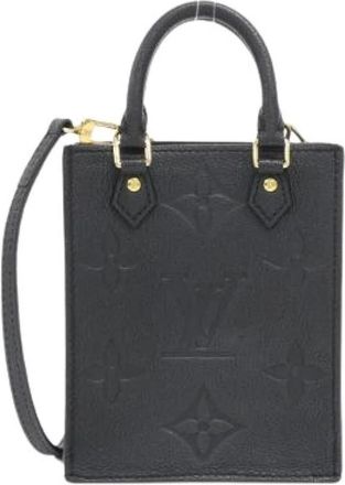 Louis Vuitton Pre-owned Sac Plat Petit Monogram Empreinte Sac Bandouli&egrave;re - Femme - Pre-owned - Noir - Taille: ONE Size