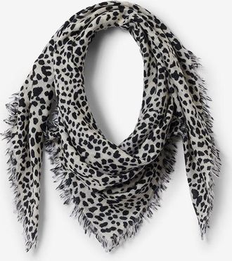 Isabel Marant &Eacute;charpe Alecia En Cachemire - Femme - Beige Et Noir - - Isabel Marant